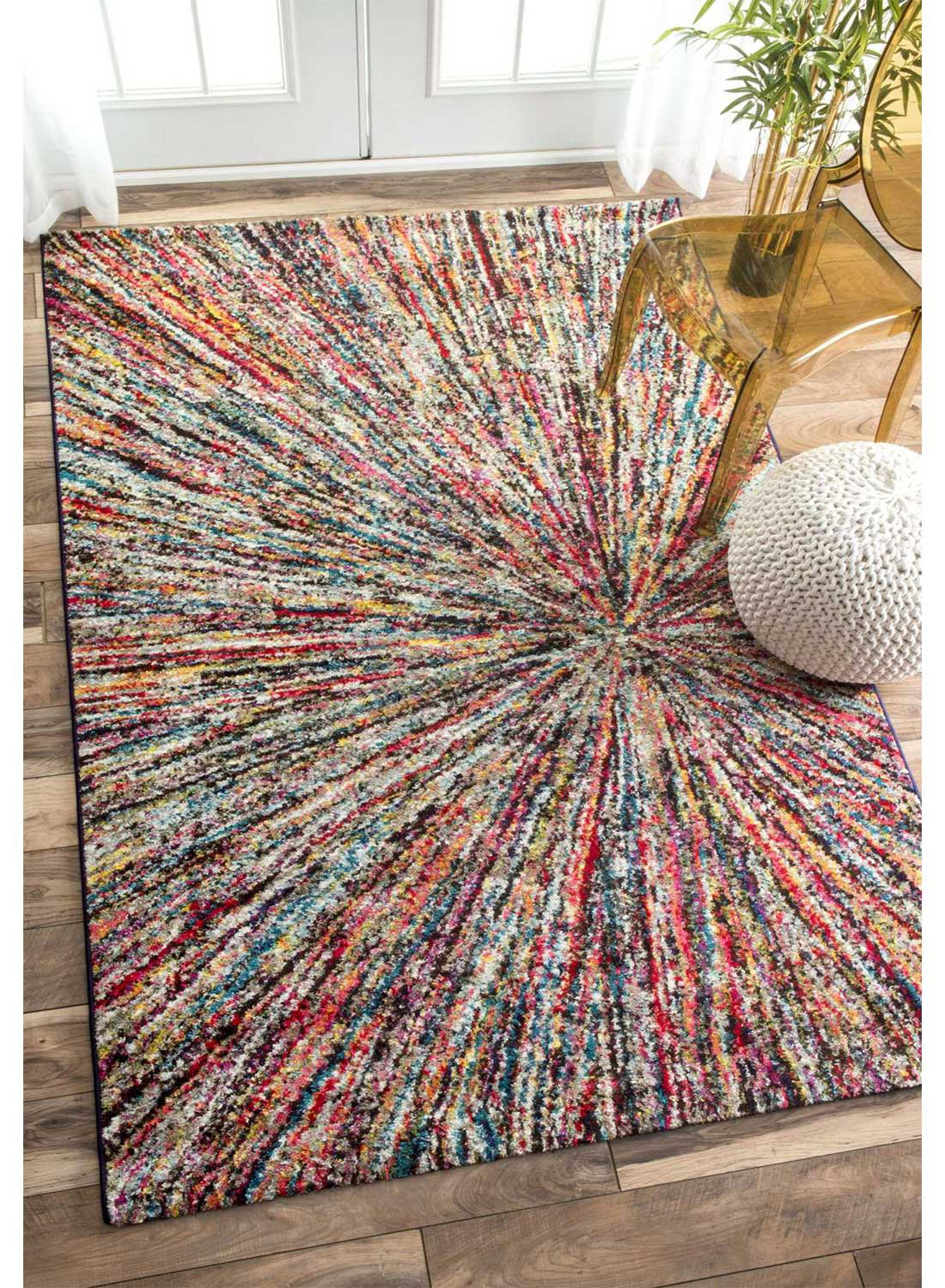 Latitude Vive Lucia Tufted Red/Blue Rug & Reviews | Wayfair.co.uk