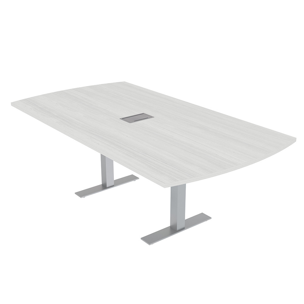 Skutchi Designs, Inc. 6 Ft Arc Rectangle Conference Table with Power ...