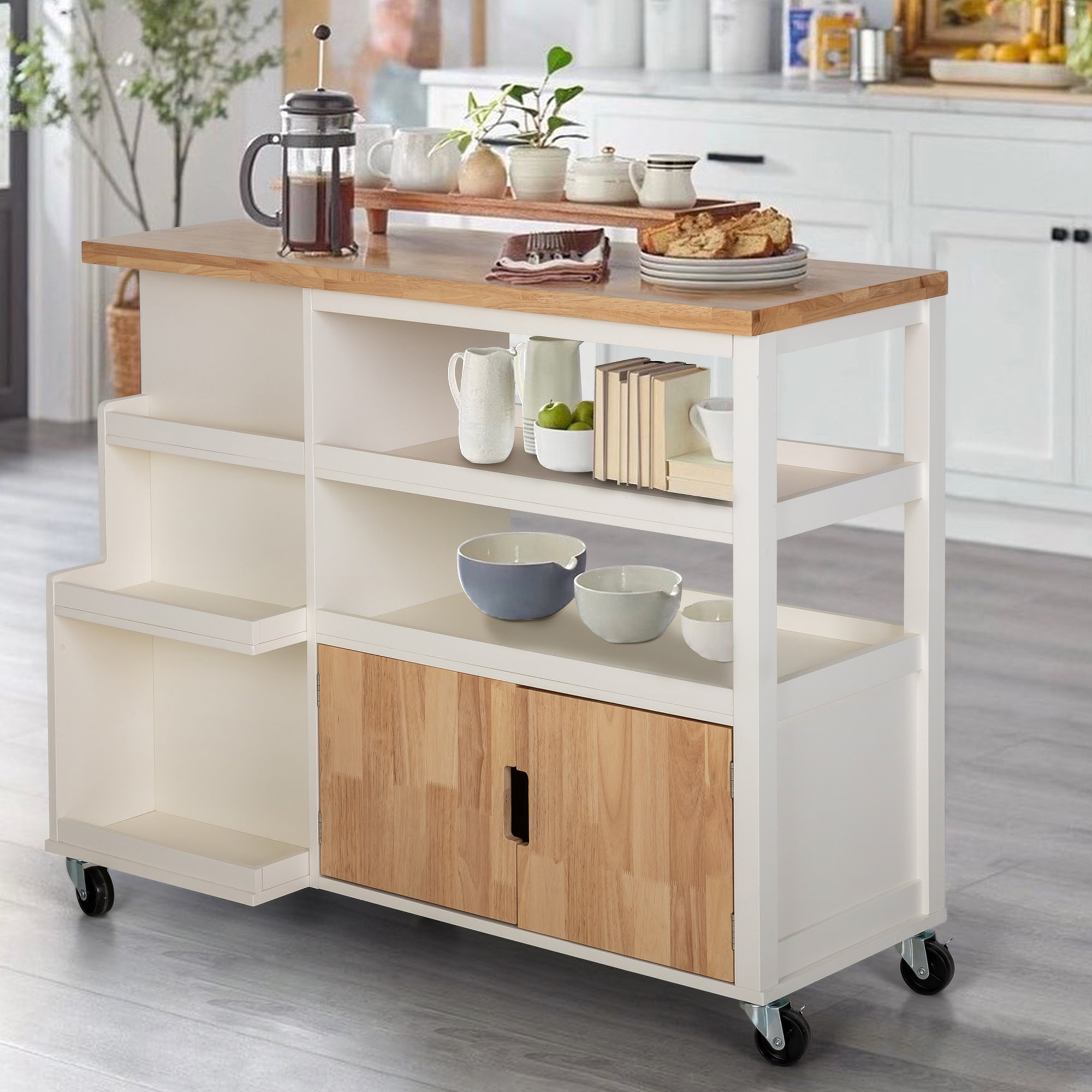 Winston Porter Guye Kitchen Island | Wayfair