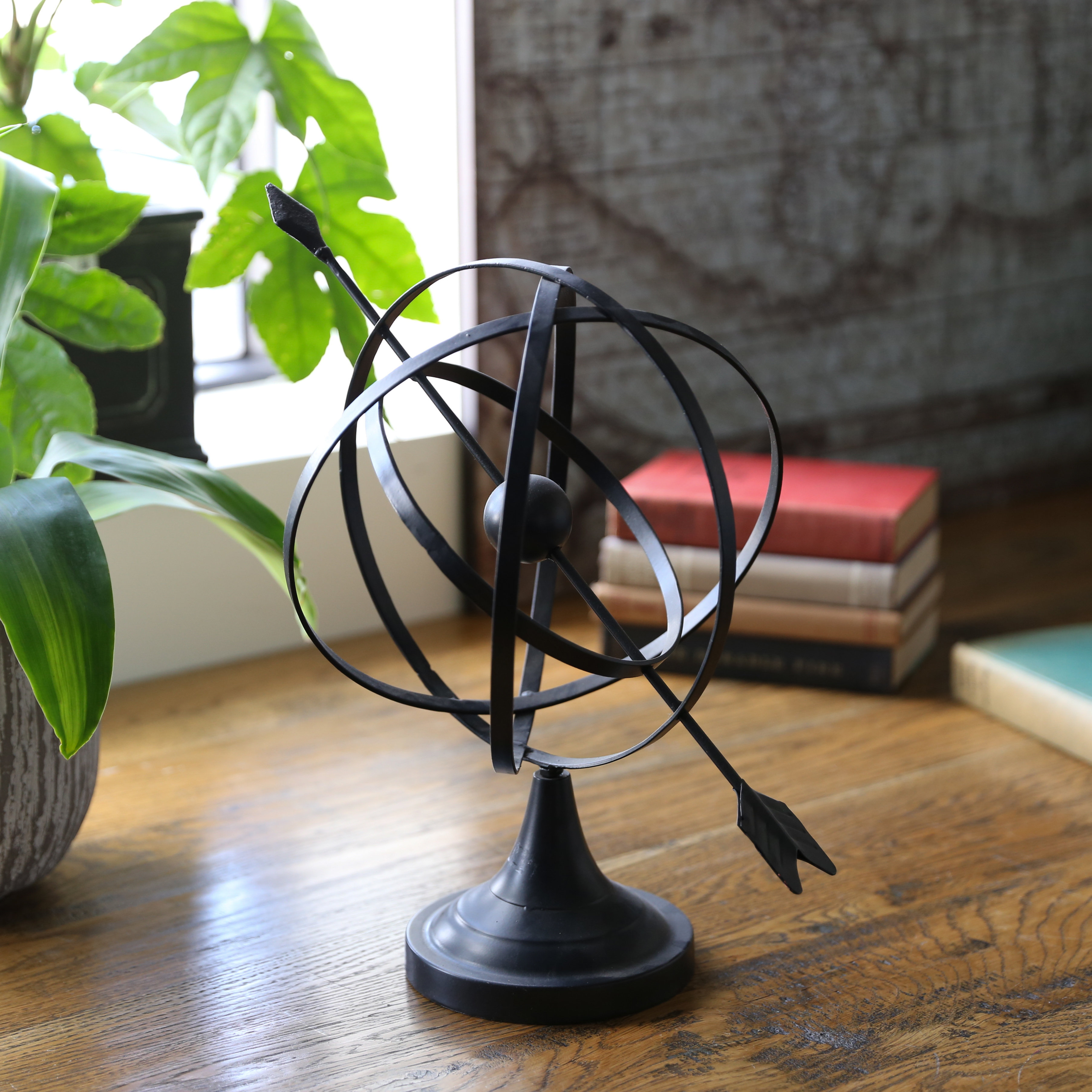 Breakwater Bay Aiken Metal Orb Dyson Sphere Design Sculpture with ...