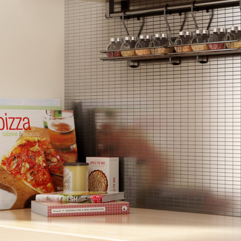 Speed tiles Urbain 11" x 12" Metal Peel & Stick Mosaic Tile & Reviews ...