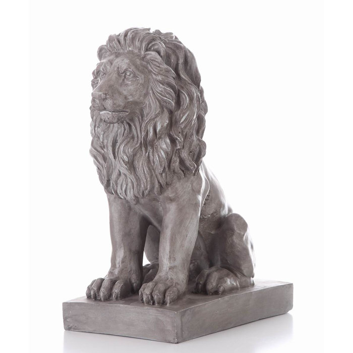 Hi-Line Gift Ltd. Sitting Lion Statue & Reviews | Wayfair