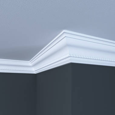 Ornamental Mouldings Hardwood Primed Wood Embossed Rope Moulding 3.75 ...