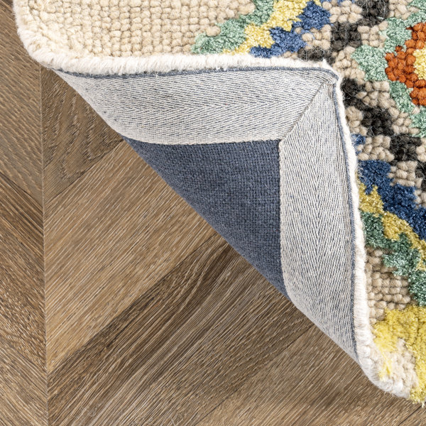 Mack & Milo™ Agostini Handmade Tufted Wool Off-White Rug & Reviews ...