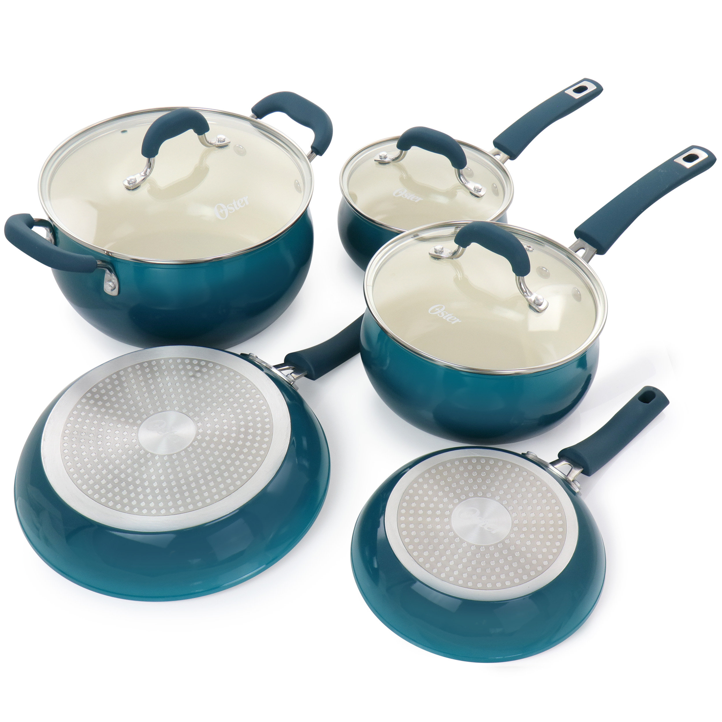 Oster 8 Piece Aluminum Non Stick Cookware Set | Wayfair