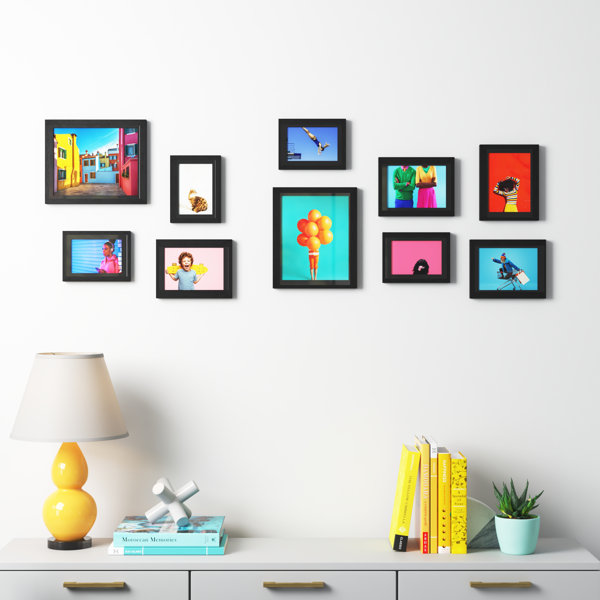 Wayfair Basics® 10 Piece Gallery Essential Picture Frame Set & Reviews ...