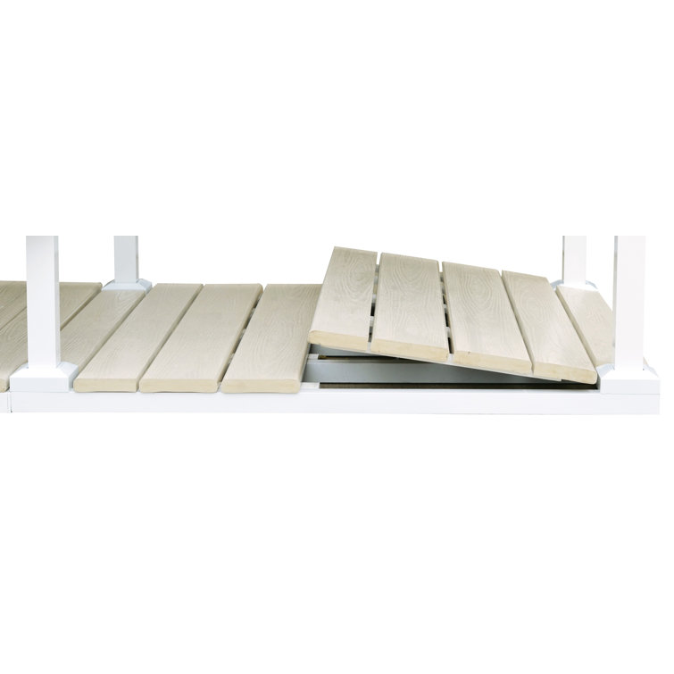 AvconEnclosures 46 x 60 White Aluminum Base Frame with Beige PVC ...