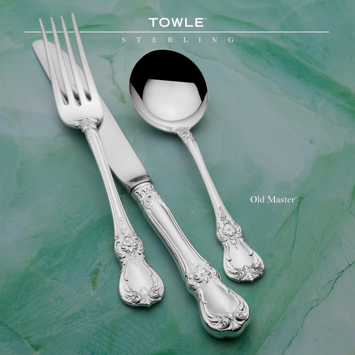 Towle Silversmiths Sterling Silver Old Master Flatware Set | Wayfair