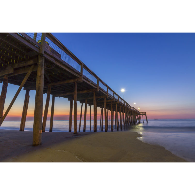 Dovecove Maryland Beach Pier - Wrapped Canvas Photograph | Wayfair