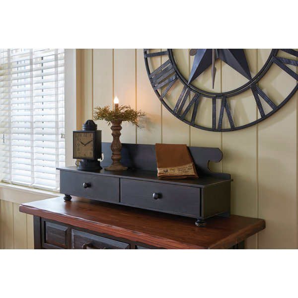 ParkDesignsSplitP Aged Accent Shelf with Drawer & Reviews | Wayfair