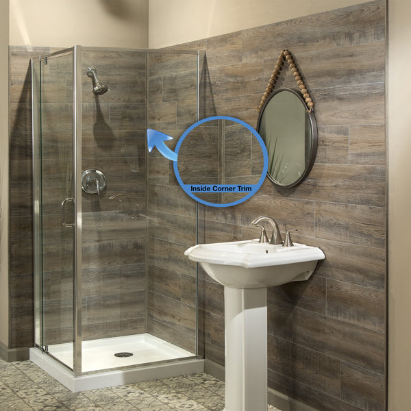 Palisade Plank Tile Shower and Tub Surround Kit | Wayfair