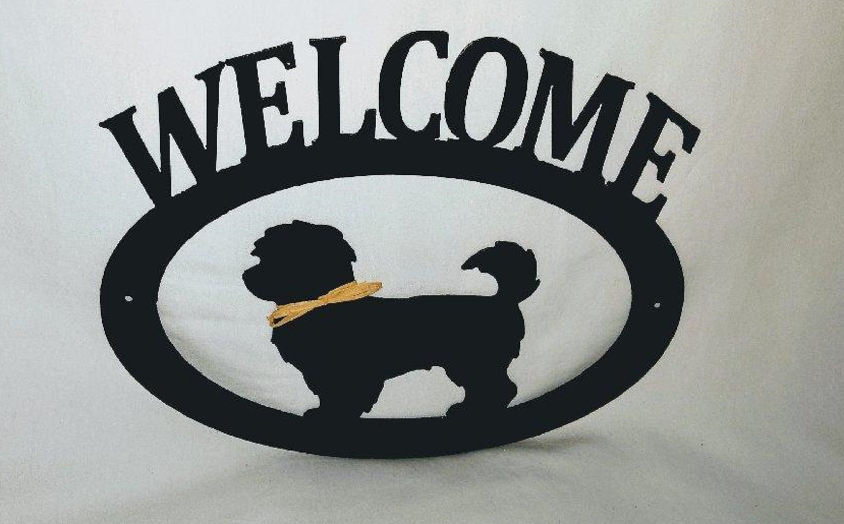 Red Barrel Studio® Havanese Metal Welcome Sign | Wayfair