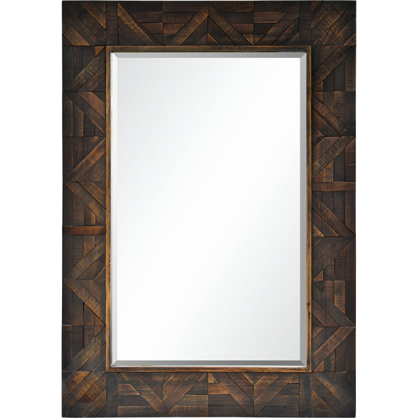 Union Rustic Aldrich Rectangle Wood Wall Mirror & Reviews - Wayfair Canada