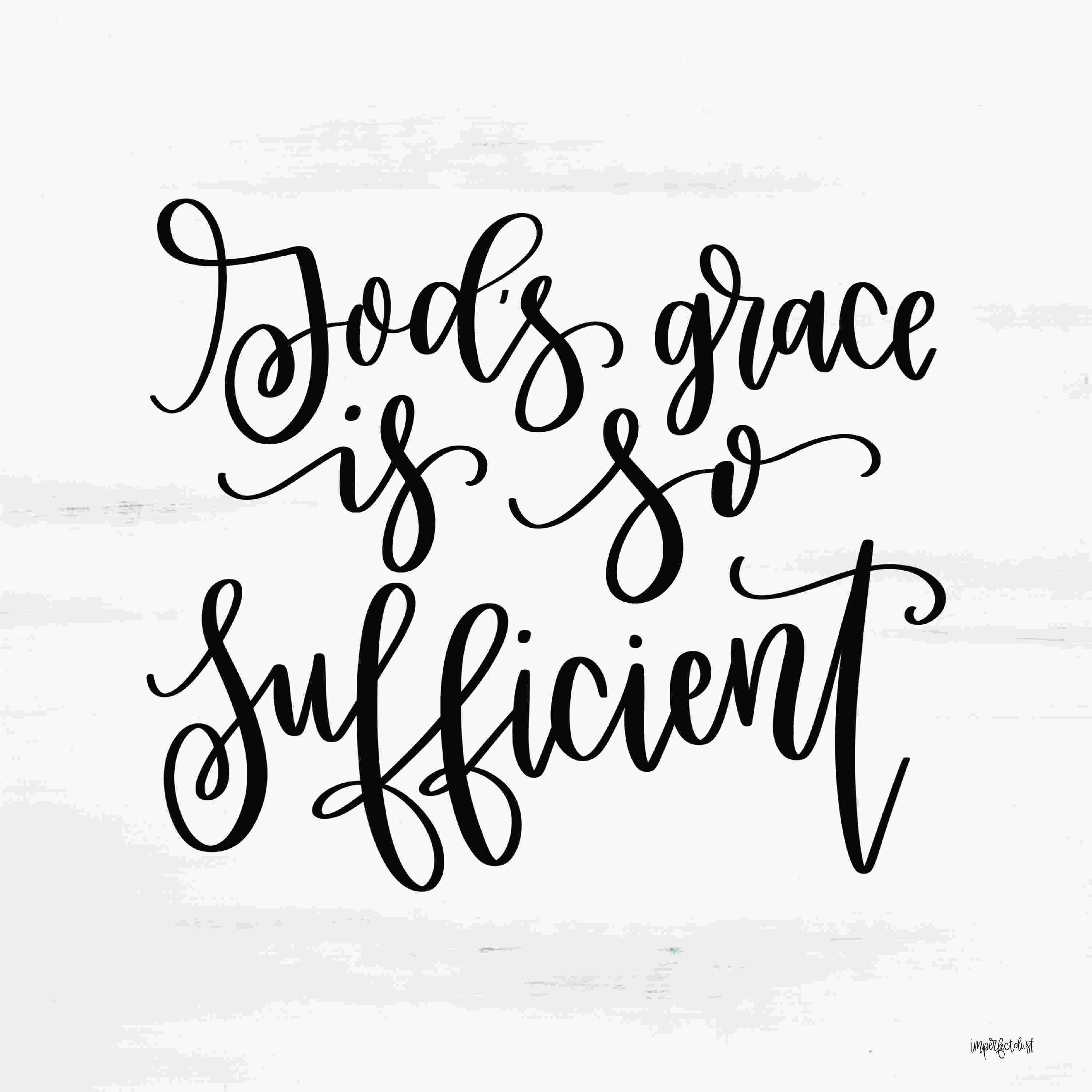 Trinx God's Grace by Imperfect Dust - Wrapped Canvas Textual Art | Wayfair