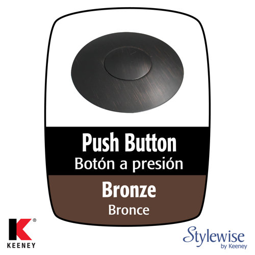 Keeney Universal Pop-Up Bathroom Sink Drain & Reviews | Wayfair