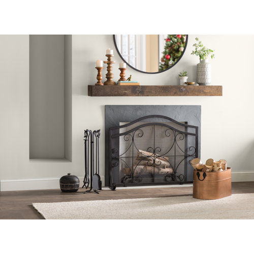 Gracie Oaks Abdulkadyr 12.75'' W Metal Log Rack & Reviews | Wayfair