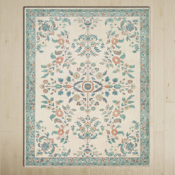 Berger Performance Blue/Gray/Yellow Rug & Reviews | Birch Lane