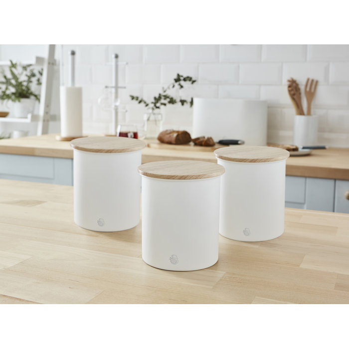 Swan 3 Piece Kitchen Canister Set & Reviews | Wayfair.co.uk
