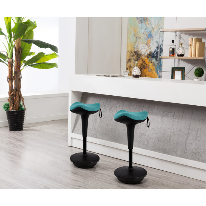 Inbox Zero Height Adjustable Active Stool & Reviews | Wayfair.co.uk