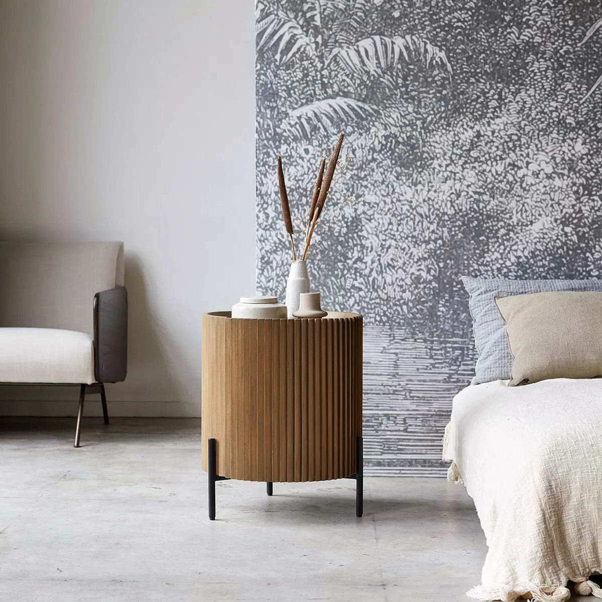 Union Rustic Ezma Solid Wood Bedside Table | Wayfair.co.uk