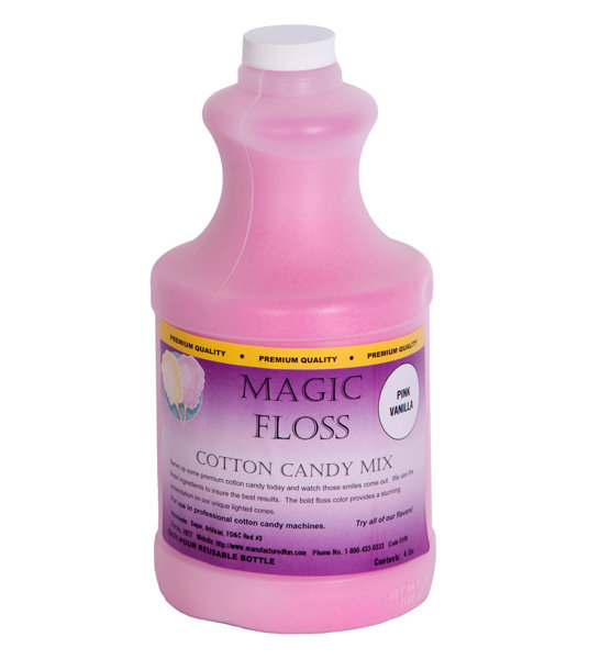 Paragon International 4 lbs Magic Floss Sugar in Easy Pour Bottle ...