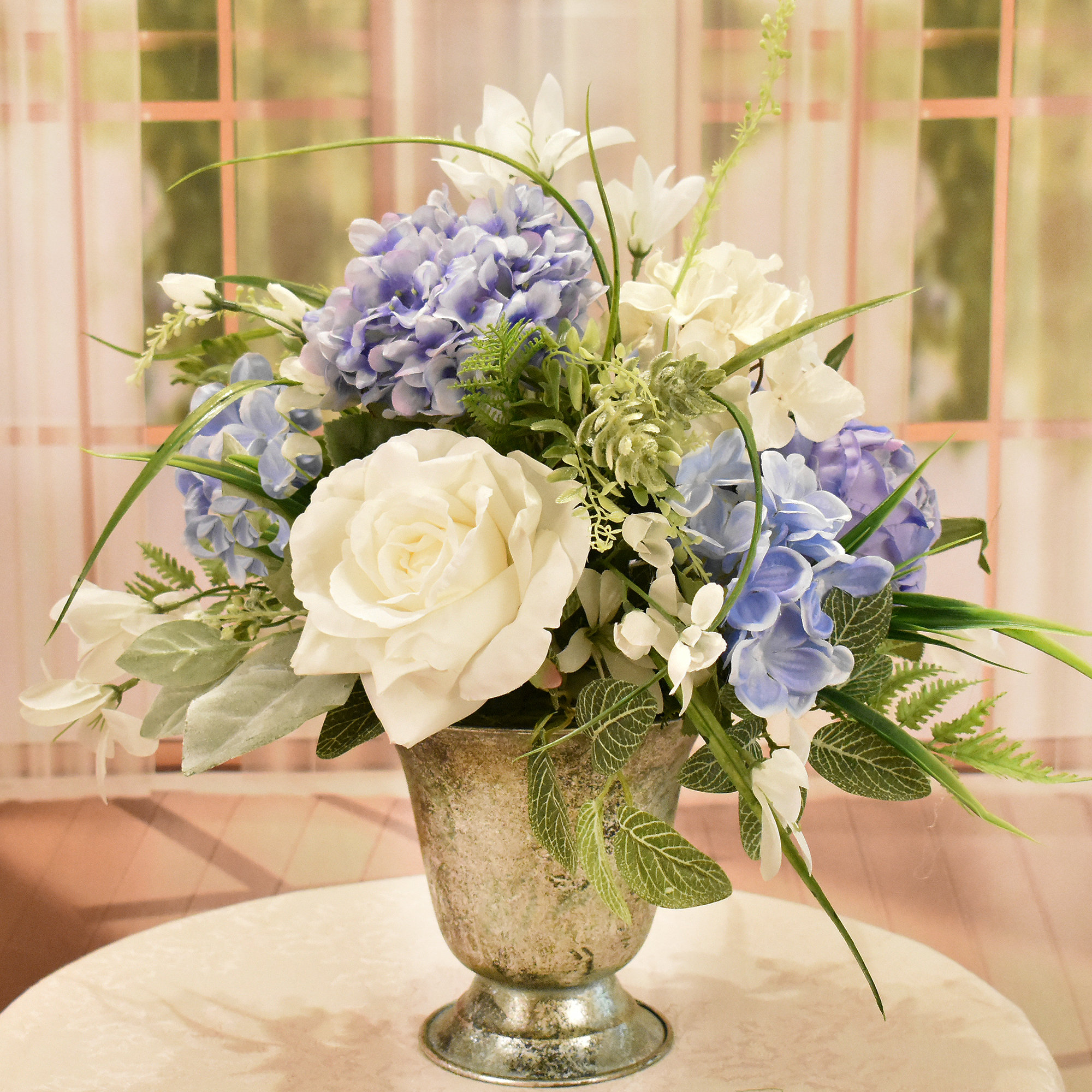 Primrue Mixed Floral Arrangement In Vase Wayfair