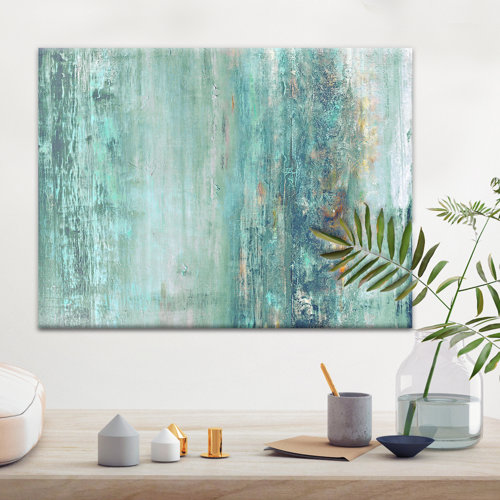 Highland Dunes Tristan Abstract Spa On Canvas by Tristan Scott ...