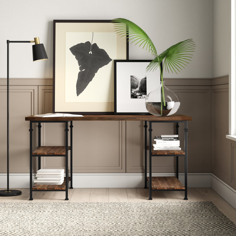 Mercury Row® Zona Solid Wood Desk & Reviews | Wayfair