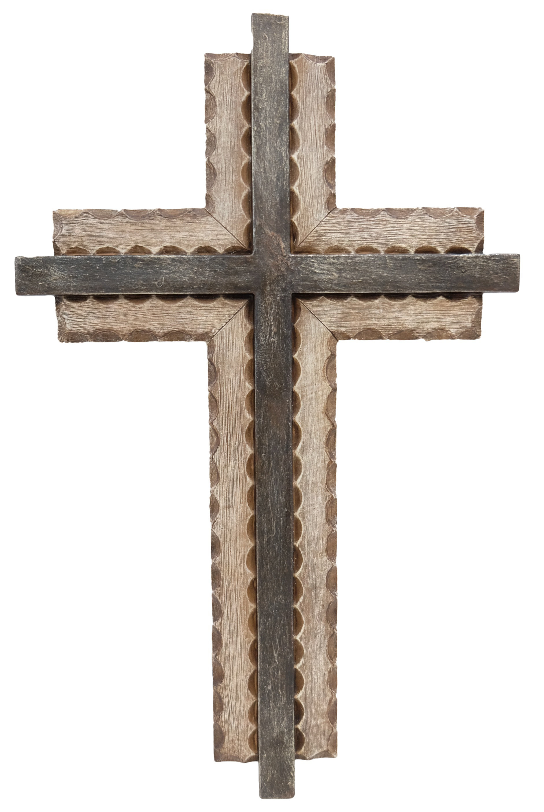 Trinx Inlay Cross Hanging Wall Cross | Wayfair