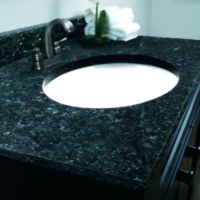 3S Stone 31'' Stone Single Bathroom Vanity Top with Sink | Wayfair