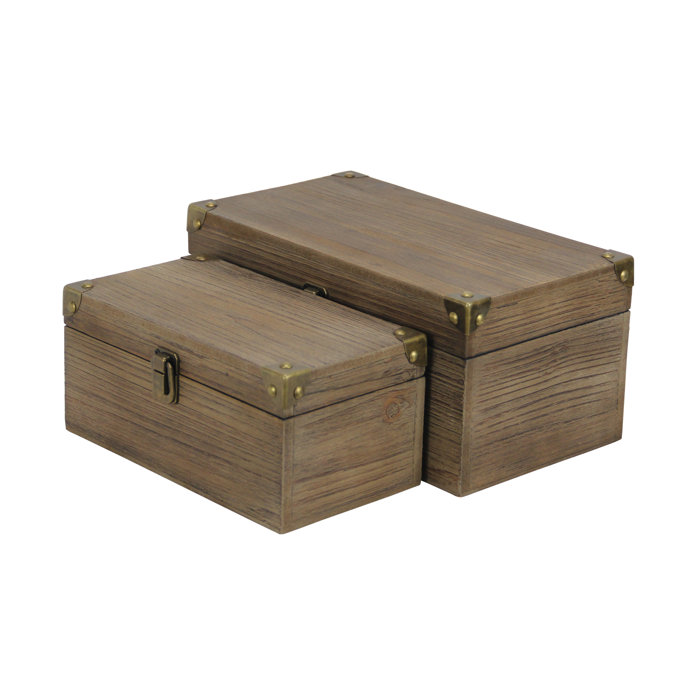 August Grove® 2 Piece Decorative Box Set & Reviews | Wayfair