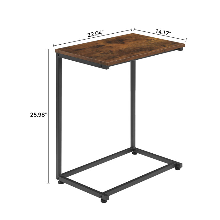 17 Stories C-Shape Tray Table & Reviews | Wayfair