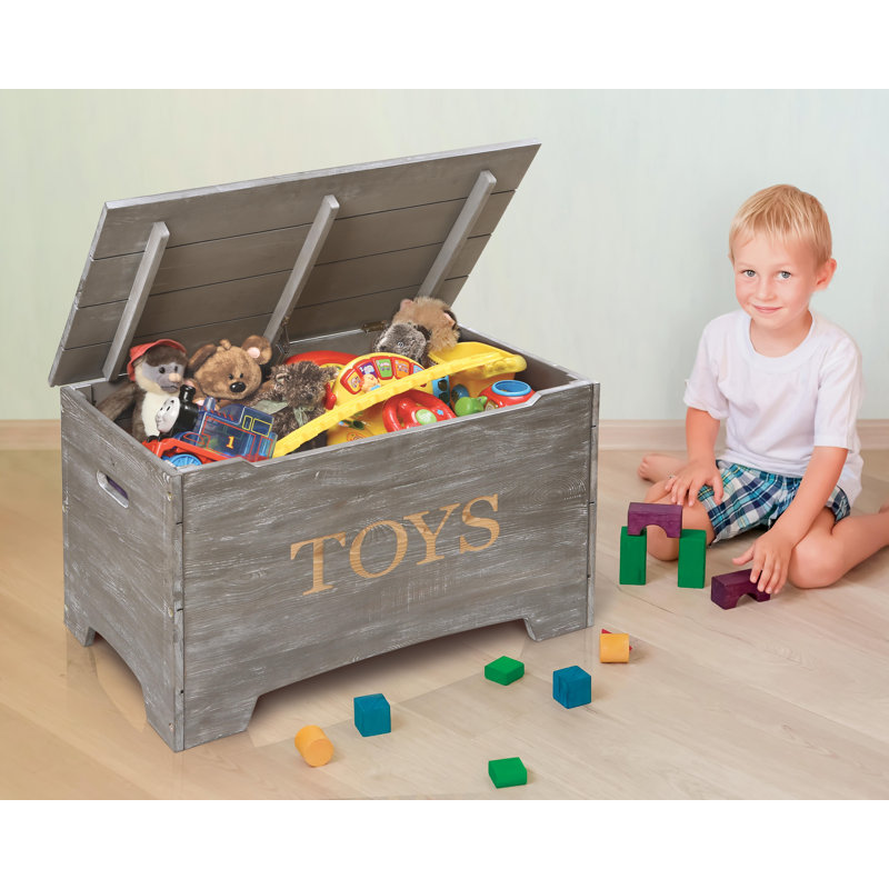 Redwood Rover Cason Manufactured + Solid Wood Toy Box & Reviews | Wayfair