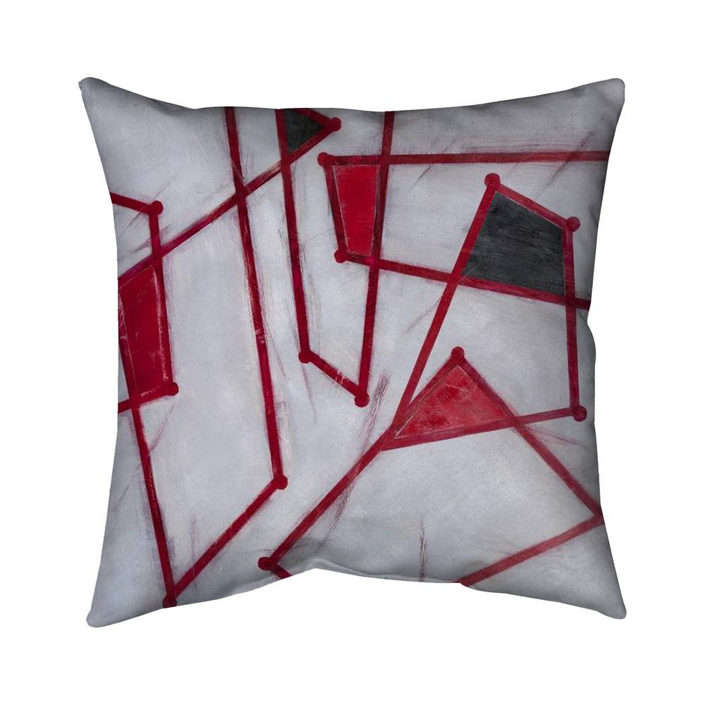 Begin Edition International Inc. Red Outlines Shapes | Wayfair
