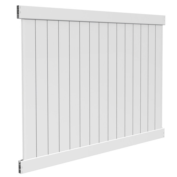 Barrette Outdoor Living Solid Privacy Panel Fence Kit & Reviews | Wayfair