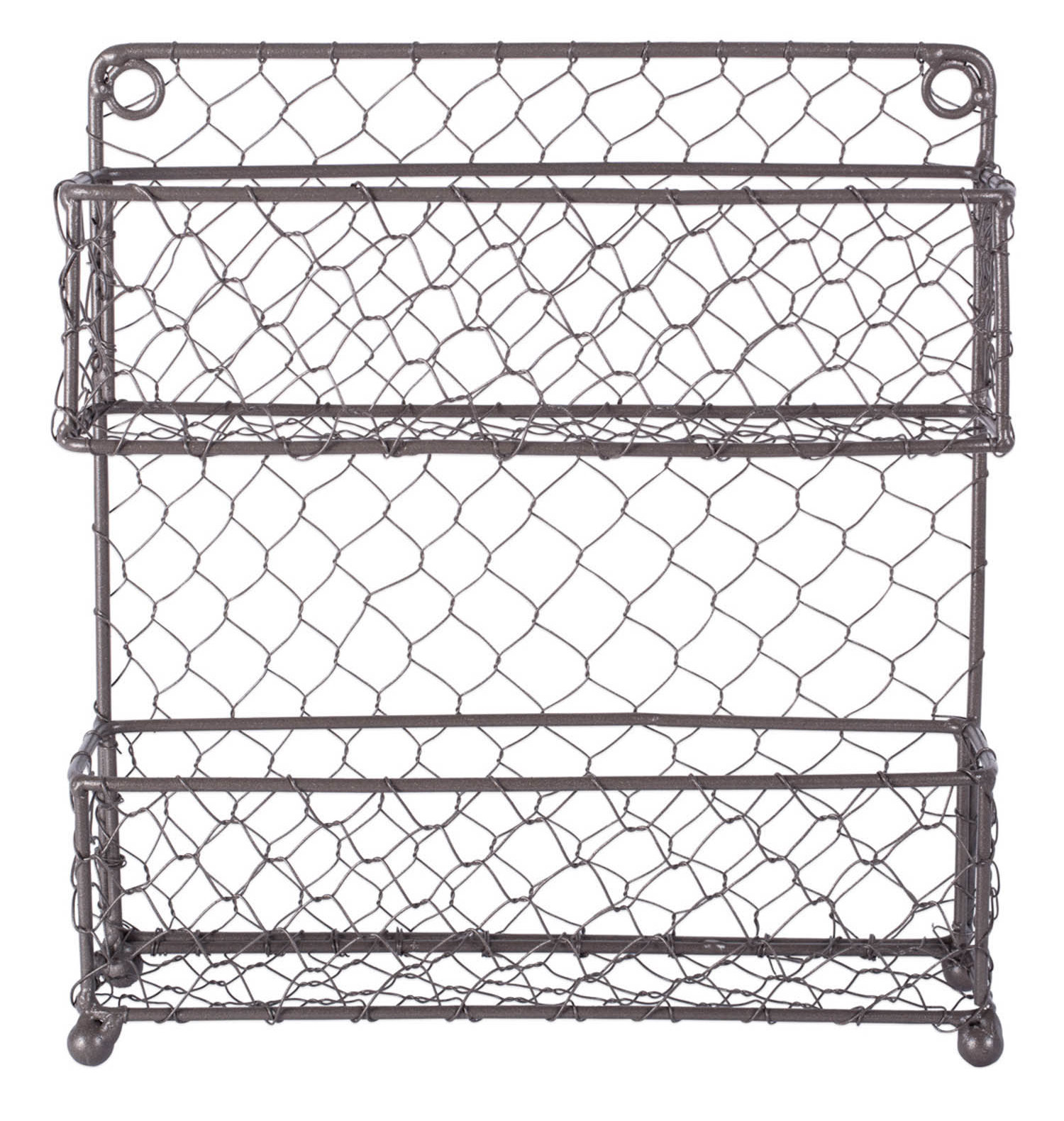 Rebrilliant Ohagan 2 Row Chicken Wire Spice Rack & Reviews | Wayfair