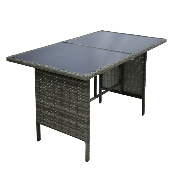 Rosalind Wheeler Kissner Rattan 7 - Person Seating Group & Reviews ...
