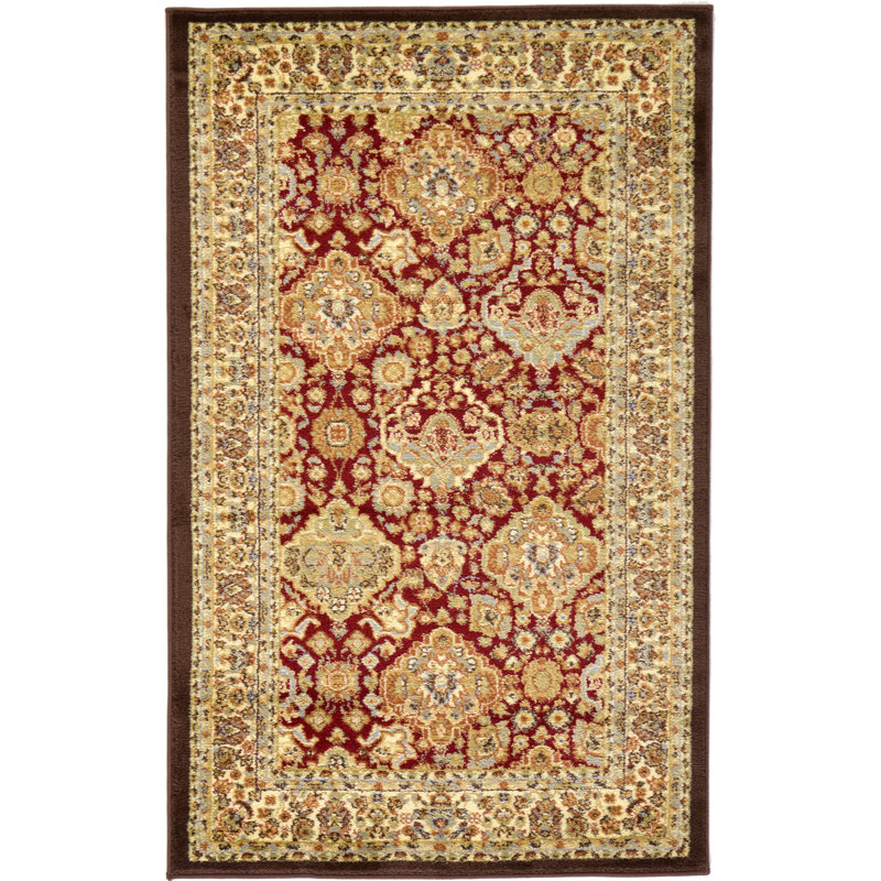Astoria Grand Schmitt Performance Red Rug & Reviews | Wayfair