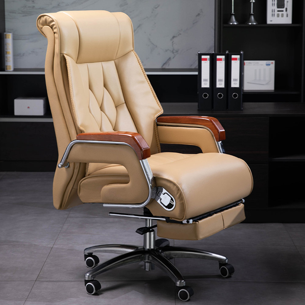 Kinnls Genuine Leather Office Chair | Wayfair Kinnls Genuine Leather Office Chair | Wayfair