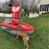 The Holiday Aisle® Fishing Santa Inflatable & Reviews | Wayfair