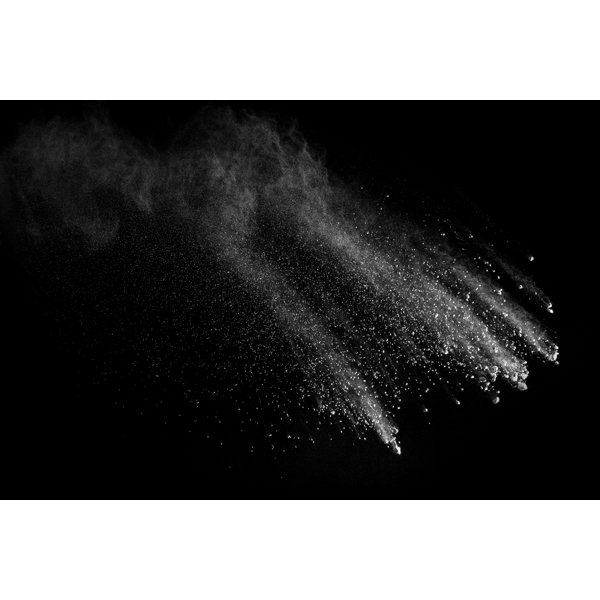 Ebern Designs White Dust Background by Pattadis Walarput - Wrapped ...