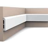 Orac Decor Plastic 1'' Thick x 78.75'' Wide x 4.75" Length Wall Base in ...