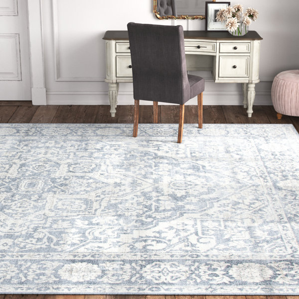 Kelly Clarkson Home Amyrose Oriental Light Gray/Ivory Area Rug ...