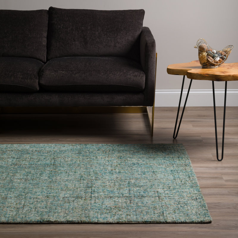 Latitude Run® Gilboa Handmade Wool Seaglass Rug & Reviews | Wayfair