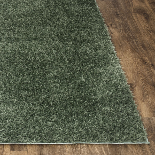 17 Stories Jaxzen New Luxury Handmade Shag Mint Rug | Wayfair.co.uk