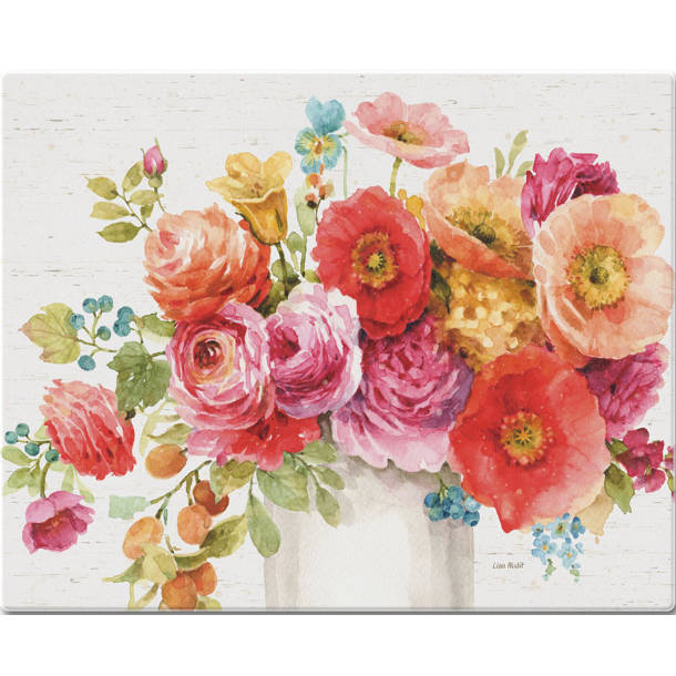 CounterArt Glass Autumn in Bloom Cutting Board & Reviews | Wayfair