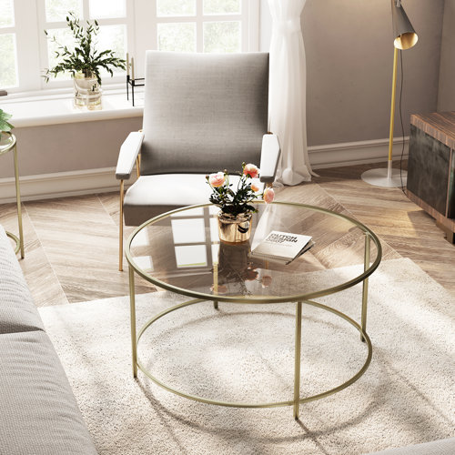 Gold Coffee Tables You'll Love | Wayfair.co.uk