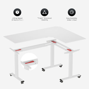 Inbox Zero Juilo 63'' Desk | Wayfair