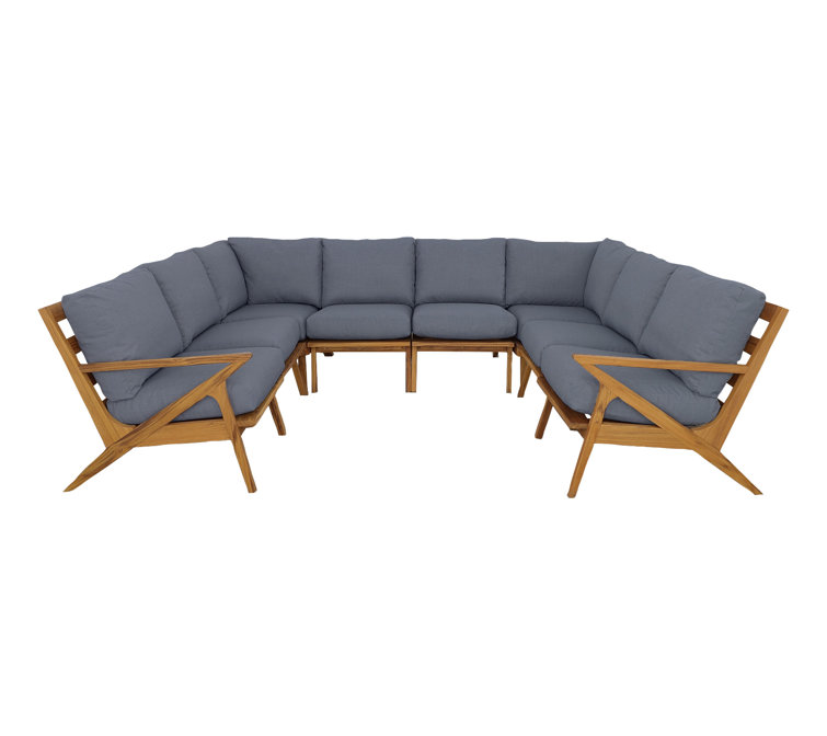 Fairfield Chair Hatteras Small Pit Sectional - Steel | Wayfair