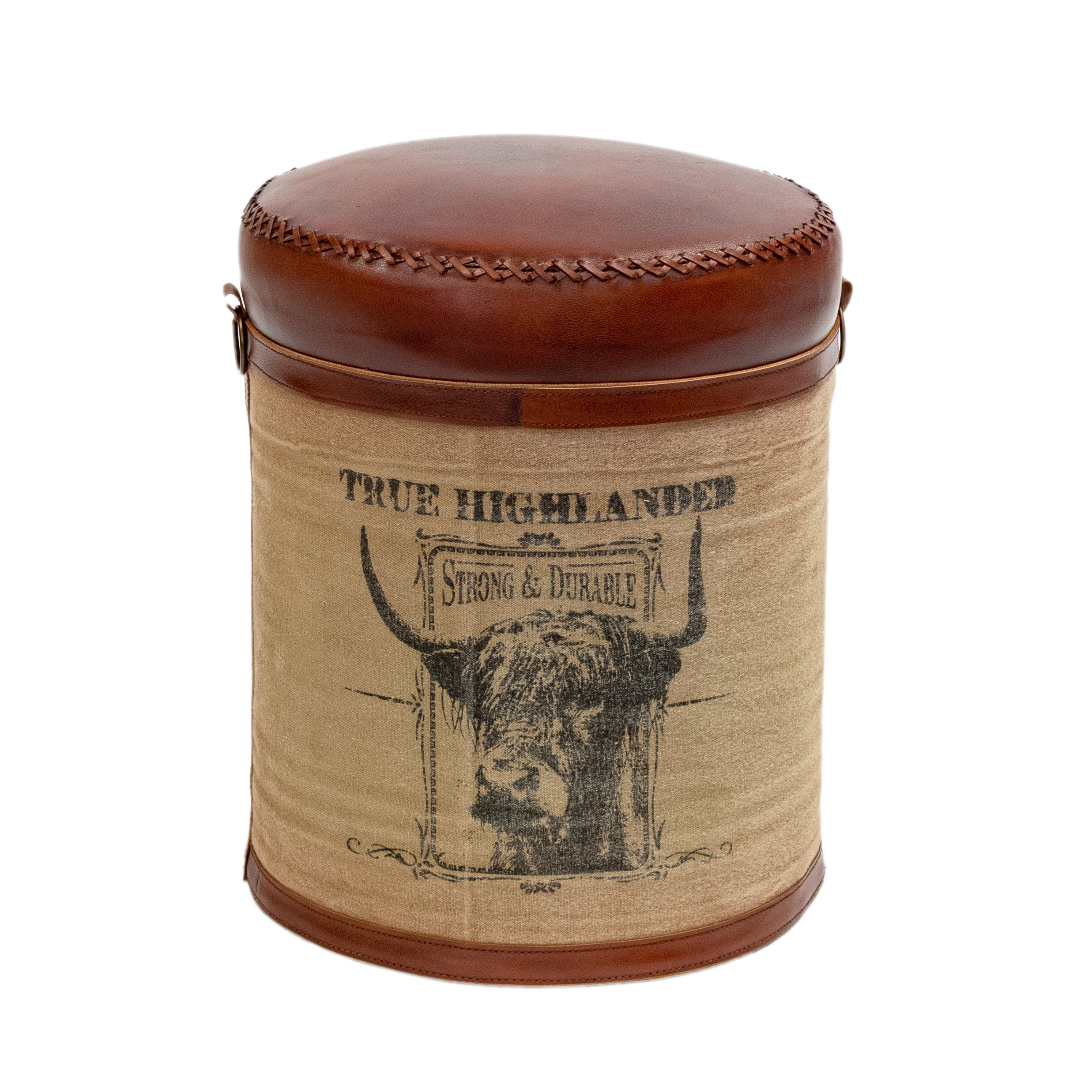 Natur Pur Wortman 45Cm Tall Steel Outdoor Stool | Wayfair.co.uk